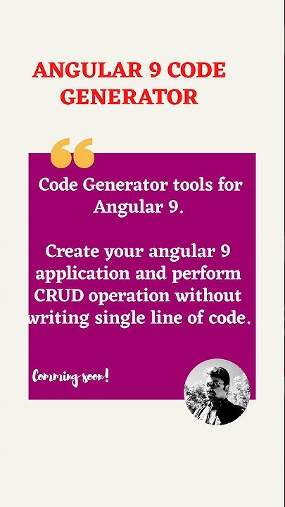 Angular 9 Code Generator. Perform CRUD operation without writing single line of Code. - YouTube