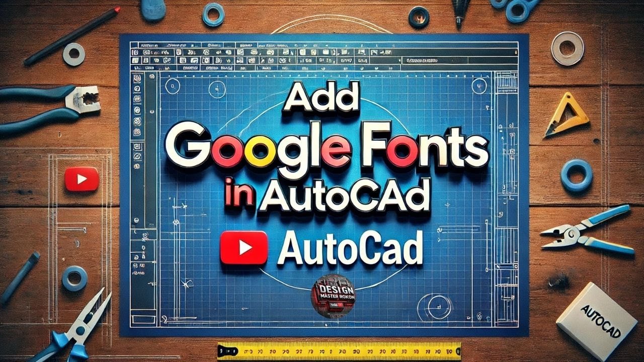 How to Add Google Fonts in AutoCAD (Easy Guide) | Design Master Rokon ...
