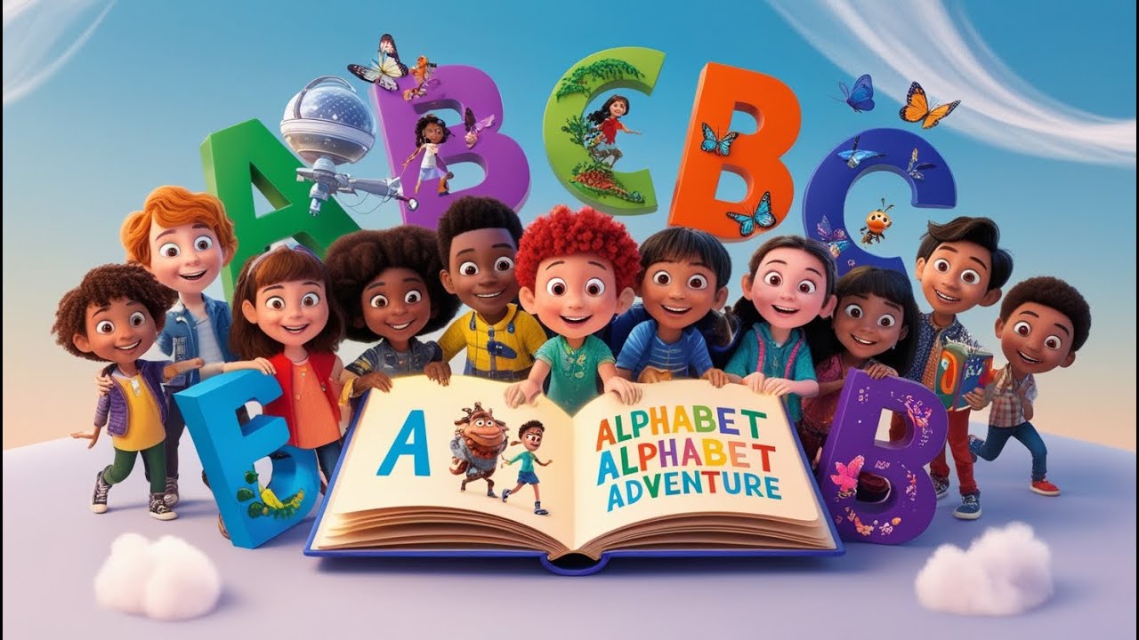 Alphabet Adventure I Phonic song I ABC Alphabets l #learnabc #anmation ...