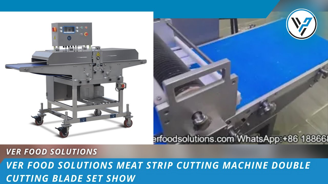 VER Food Solutions Meat Strip Cutting Machine Double Cutting Blade Set ...