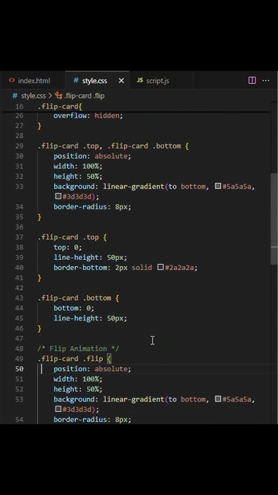 Css Filp Clock Only Html Css And Javascript Html Css Javascript