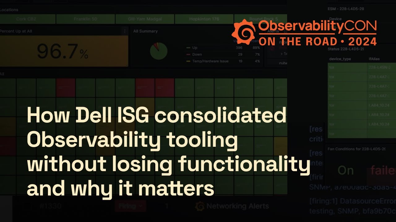 How to Consolidate Observability Tools w/ Grafana Cloud | Dell at ...