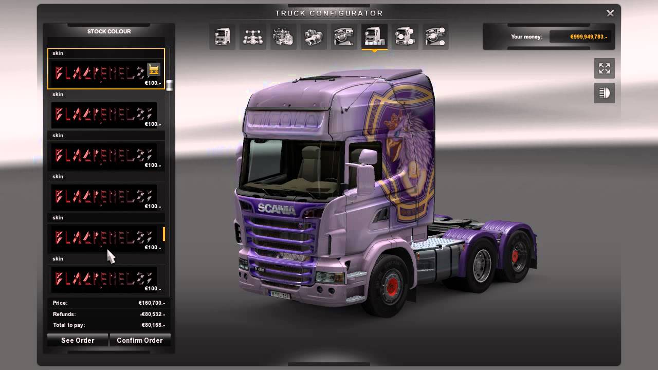 ETS2 mod: Scania truck shop V 3.0 - YouTube