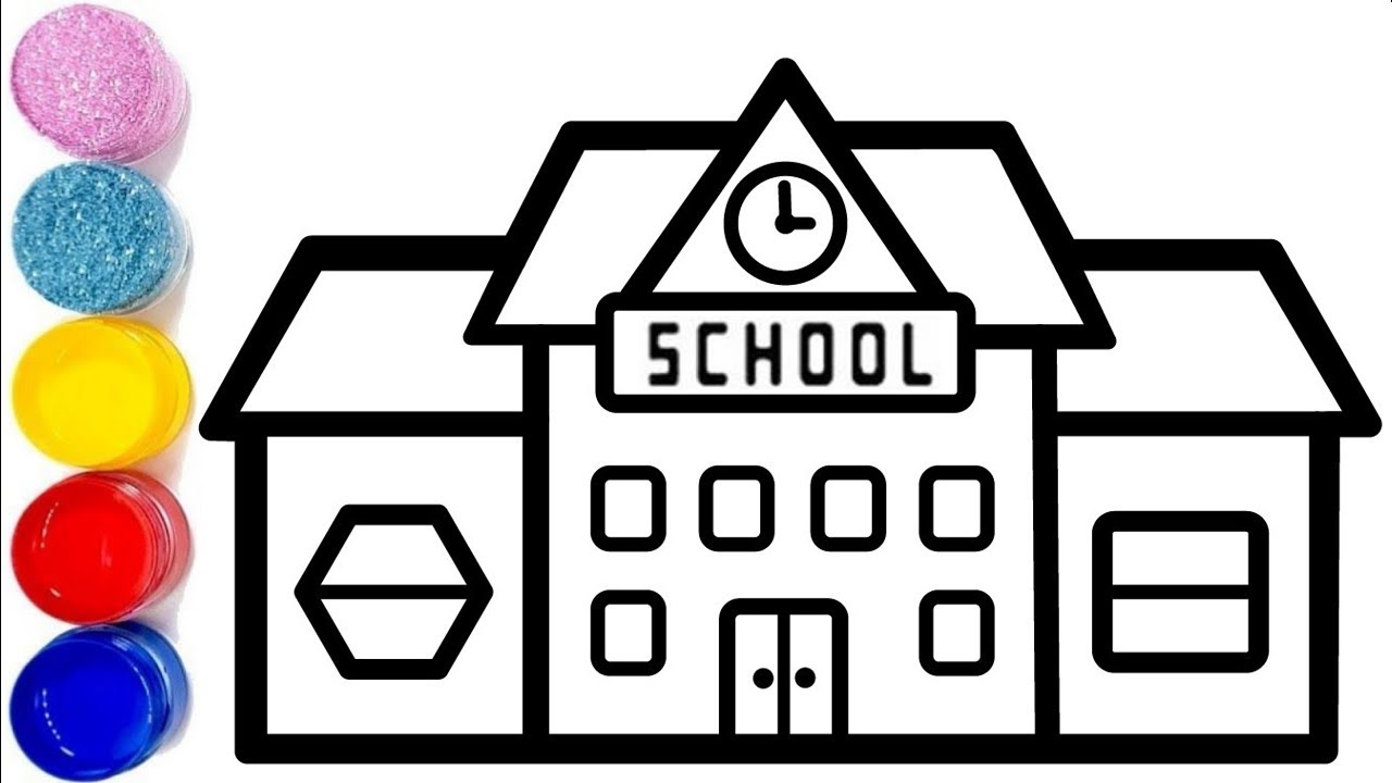 Fun School Drawing, Painting and Coloring for Kids, Toddlers | Let's ...