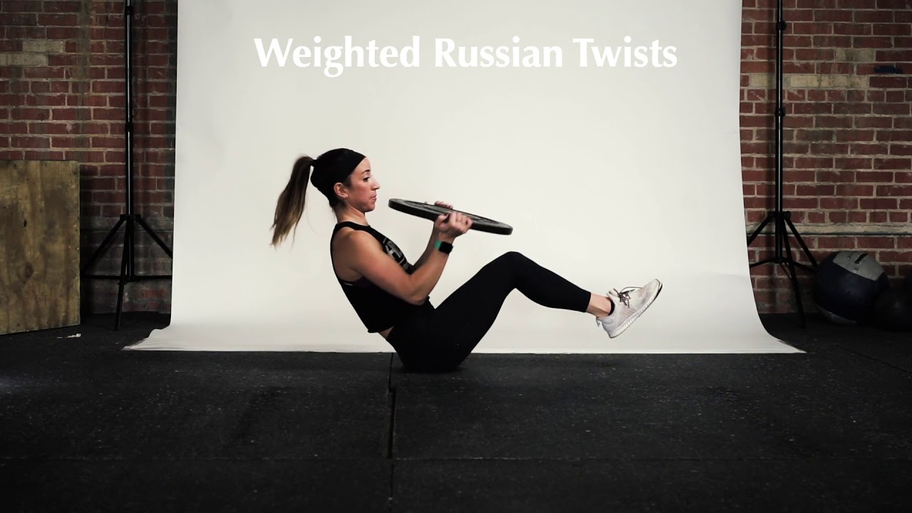 Weighted Russian Twists - YouTube