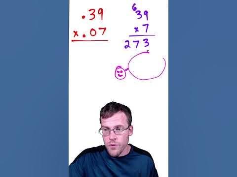 Multiplying decimals trick (no calculator) - YouTube