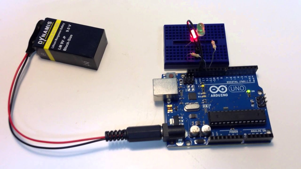 Blinking Leds With An Arduino Uno Youtube 0861