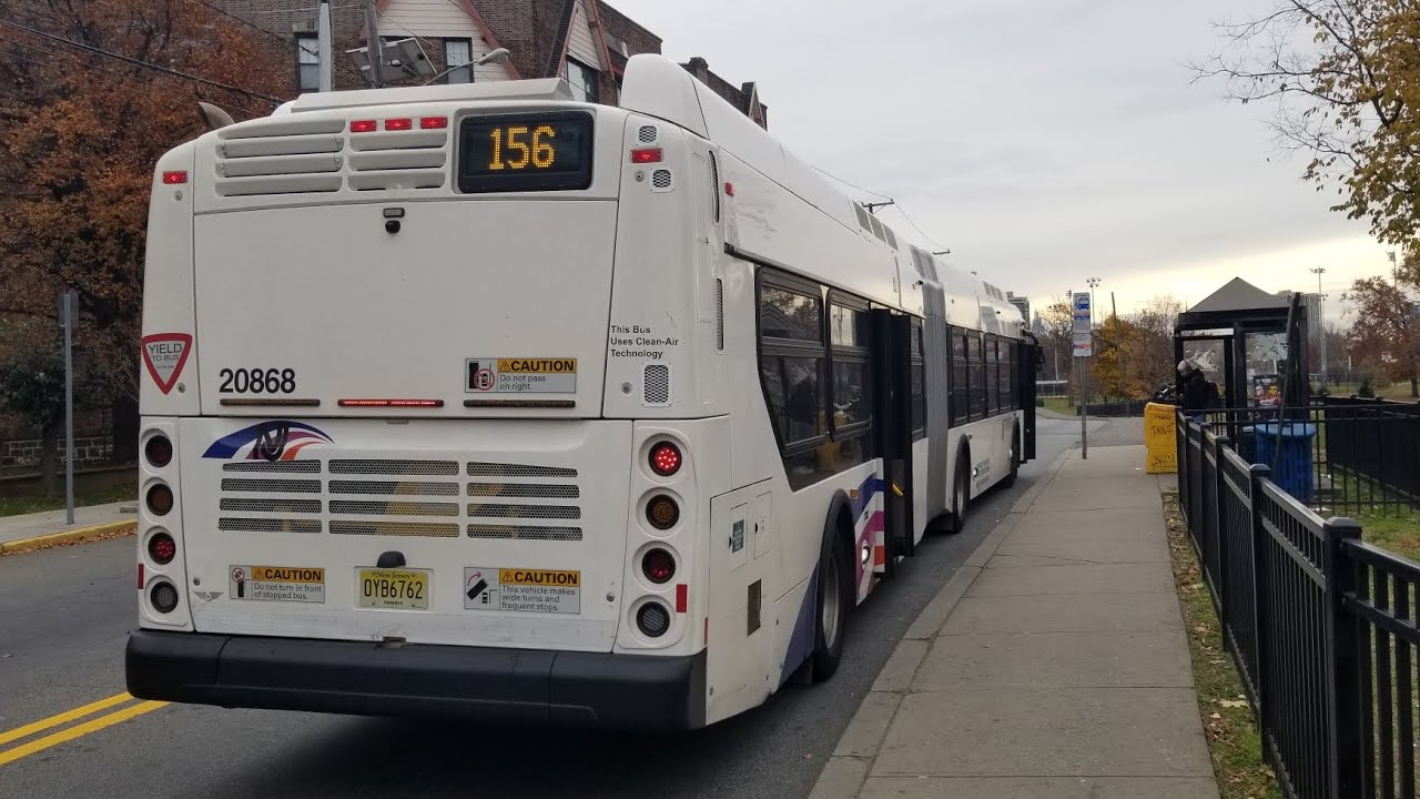 NJ Transit 156 Englewood Cliffs via Park Ave (𝐍𝐅𝐈 𝐗𝐃𝟔𝟎 𝟐𝟎𝟖𝟔𝟖) - YouTube