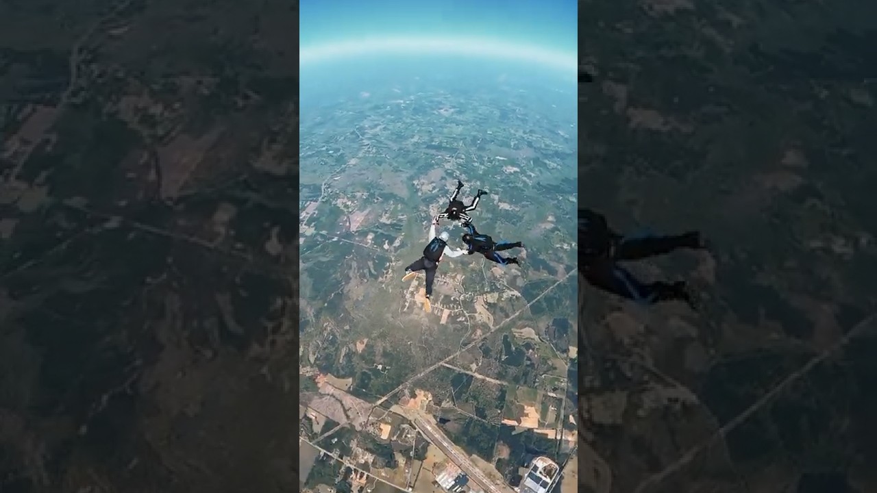 Skydive 4-Way GoPro Max 360 Camera 🪂 #Short - YouTube