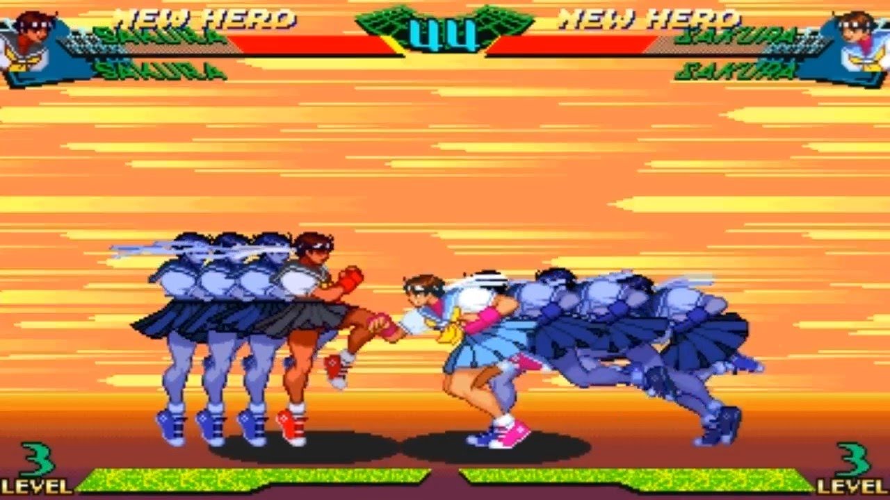 [TAS] Dark Sakura VS Sakura (Marvel Super Heroes VS Street Fighter ...
