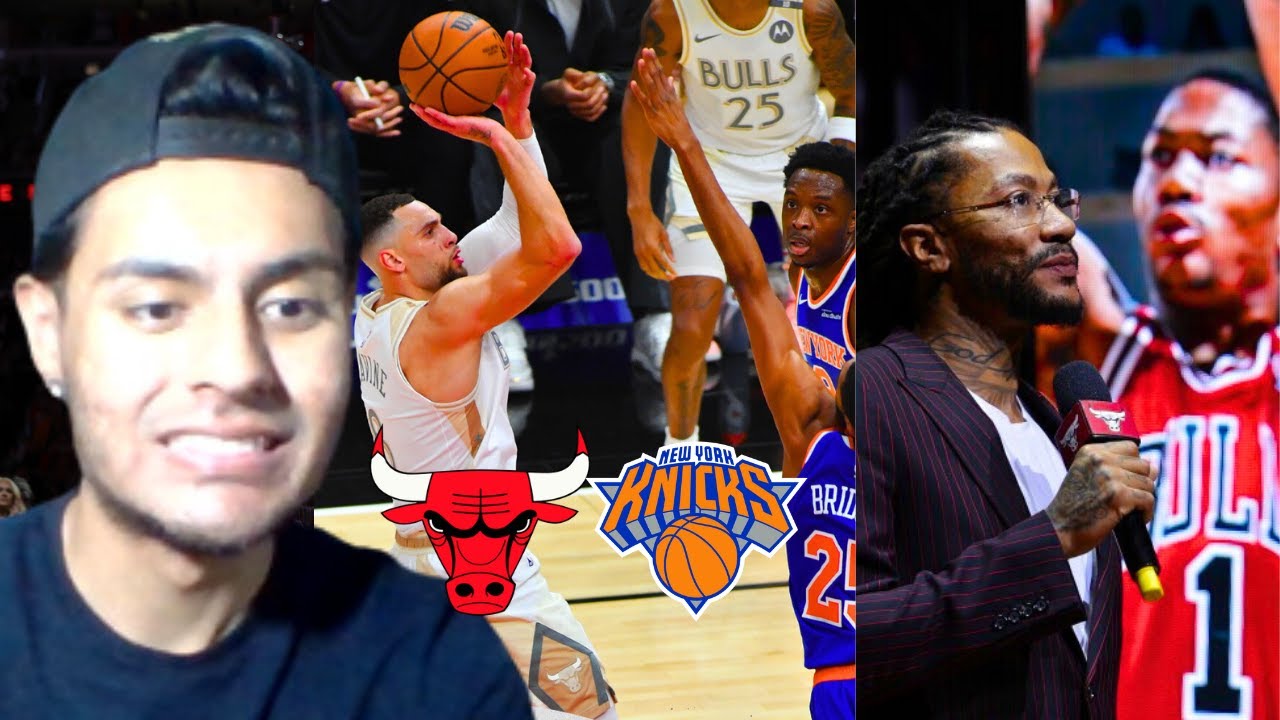 DERRICK ROSE NIGHT!! KNICKS VS BULLS REACTION HIGHLIGHTS!! - YouTube
