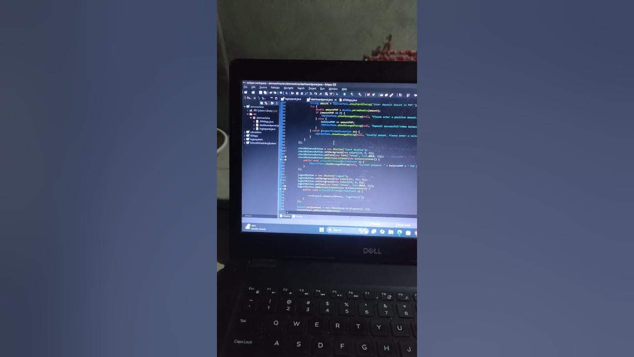 CREATING A ATM APPLICATION SYSTEM USING JAVAECLIPSE - YouTube