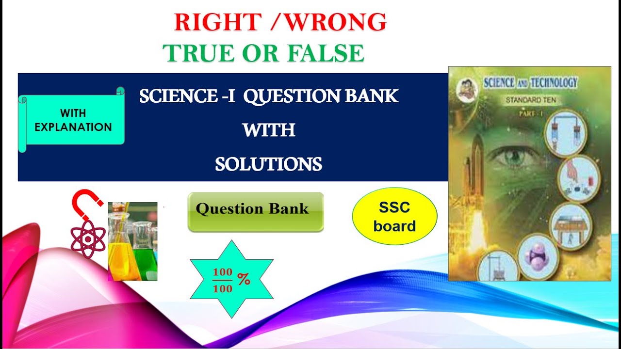 CLASS 10/ SCIENCE 1 QUESTION BANK TIPS TO LEARN EASILY/ RIGHT /WRONG ...