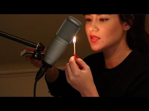 ASMR Lighting Matches, Tapping Matchboxes, Whispering... - YouTube