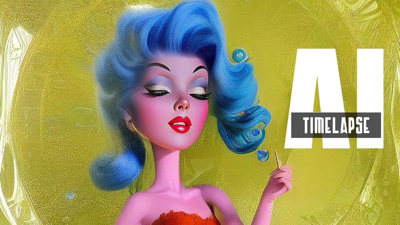 Logographic noise painting time lapse with stable diffusion ai - YouTube