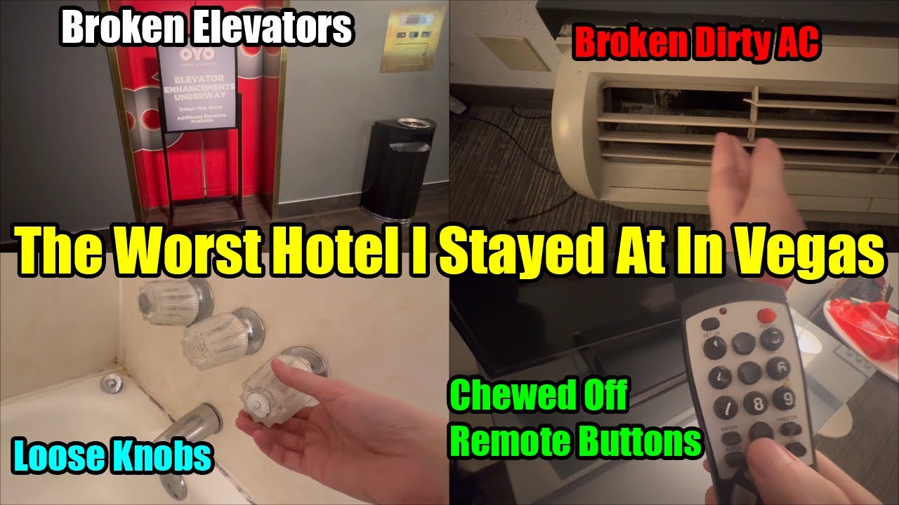 This Is The Worst Hotel I Stayed At In Las Vegas - YouTube