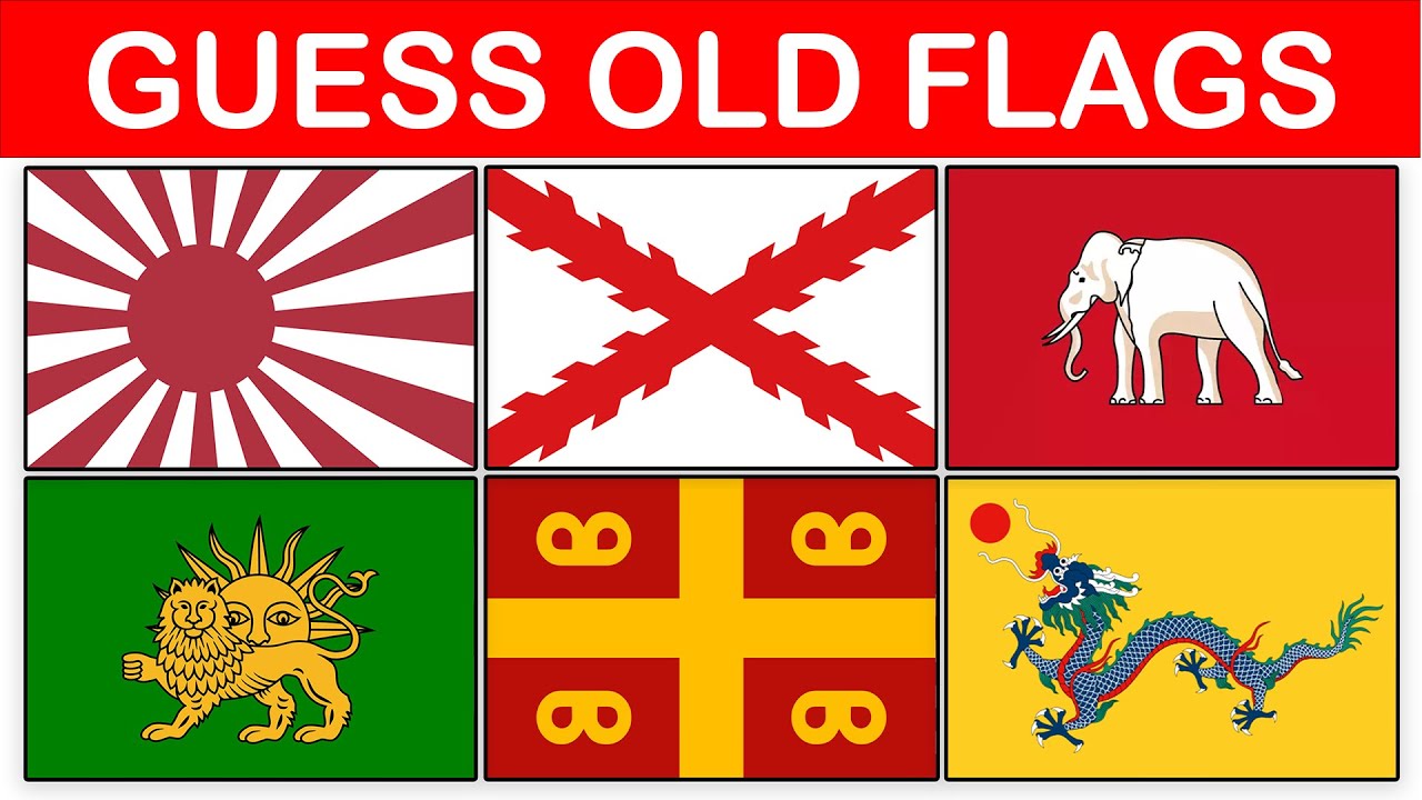 GUESS OLD FLAGS FROM DIFFERENT COUNTRIES | Flag Quiz - YouTube