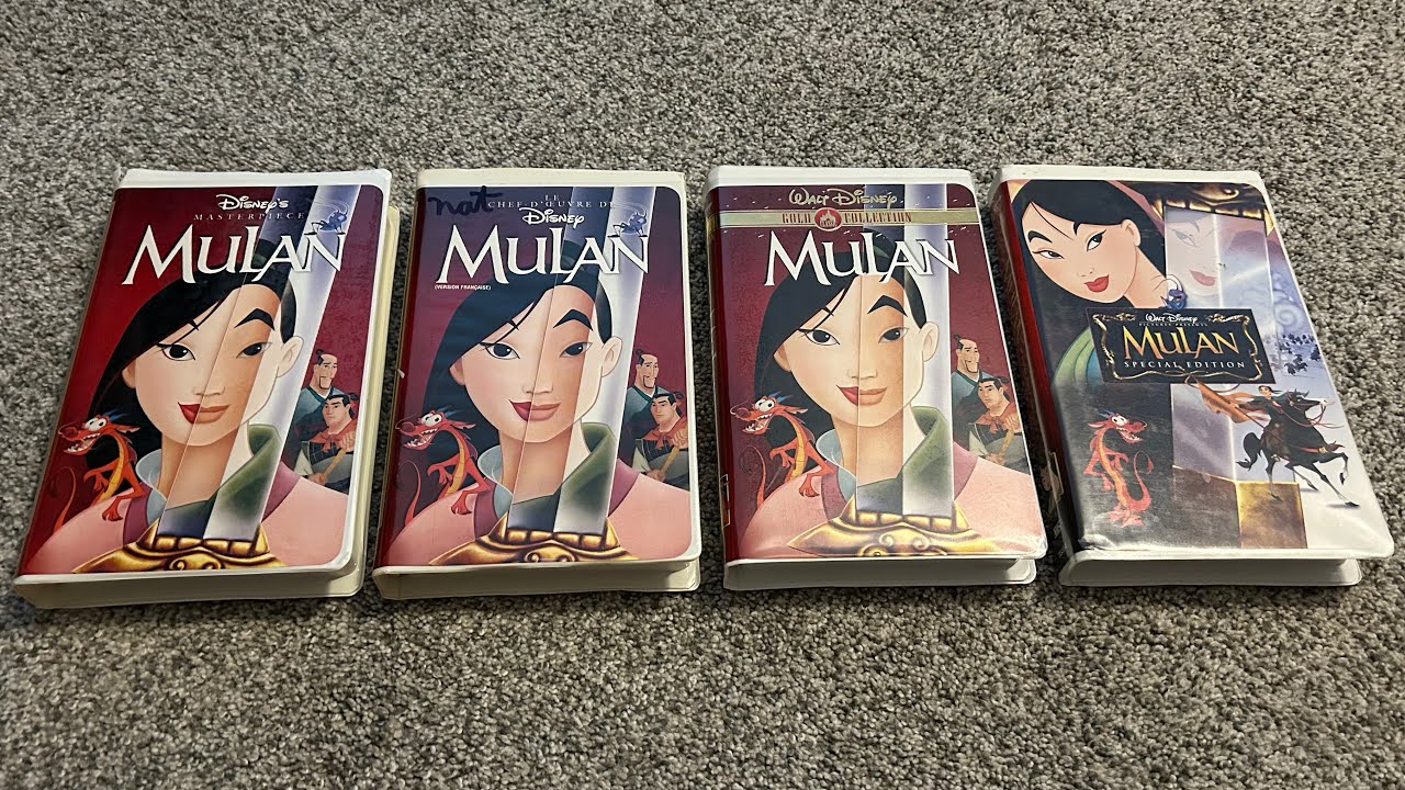 Mulan Gold Classic Collection Vhs