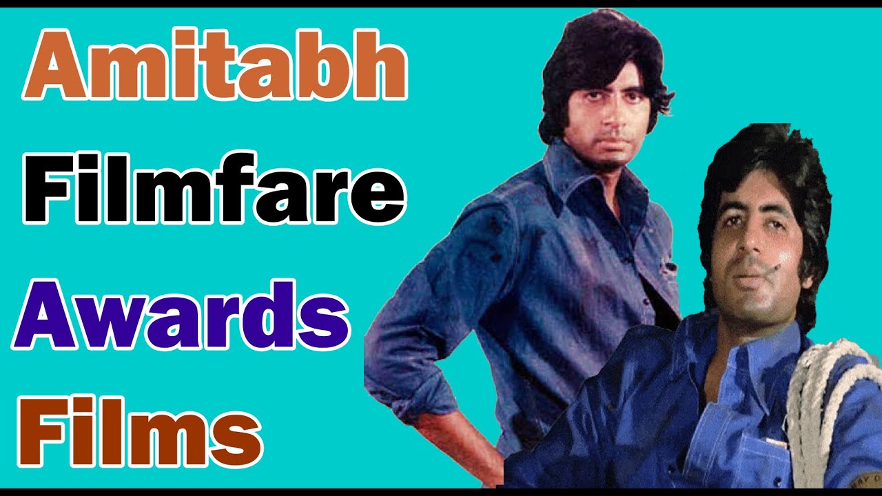 Amitabh Bachchan Filmfare Best Actor Awards Compilation - YouTube