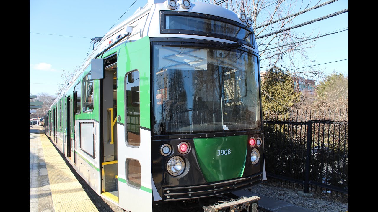 MBTA Type 9 Train Ride Part 1 (D Branch - Riverside) and the Tremont ...