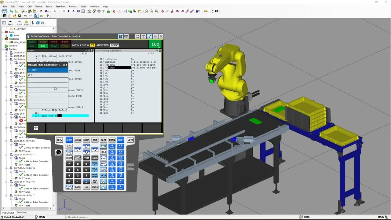 FANUC How to use Strings - YouTube