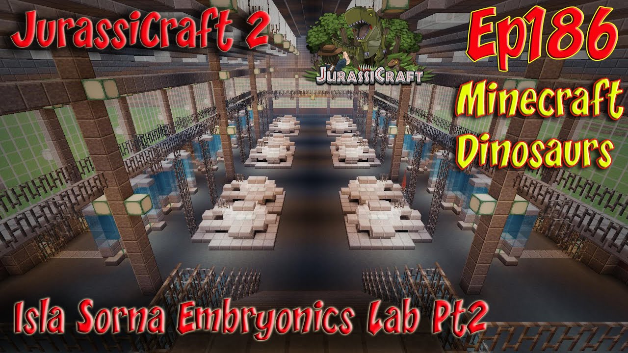 JurassiCraft 2.0 Jurassic World Ep186 InGen Isla Sorna Site B ...