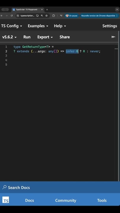 Comprendre infer en TypeScript en 30 secondes ! #typescript #code #javascript #web #coding #dev ...