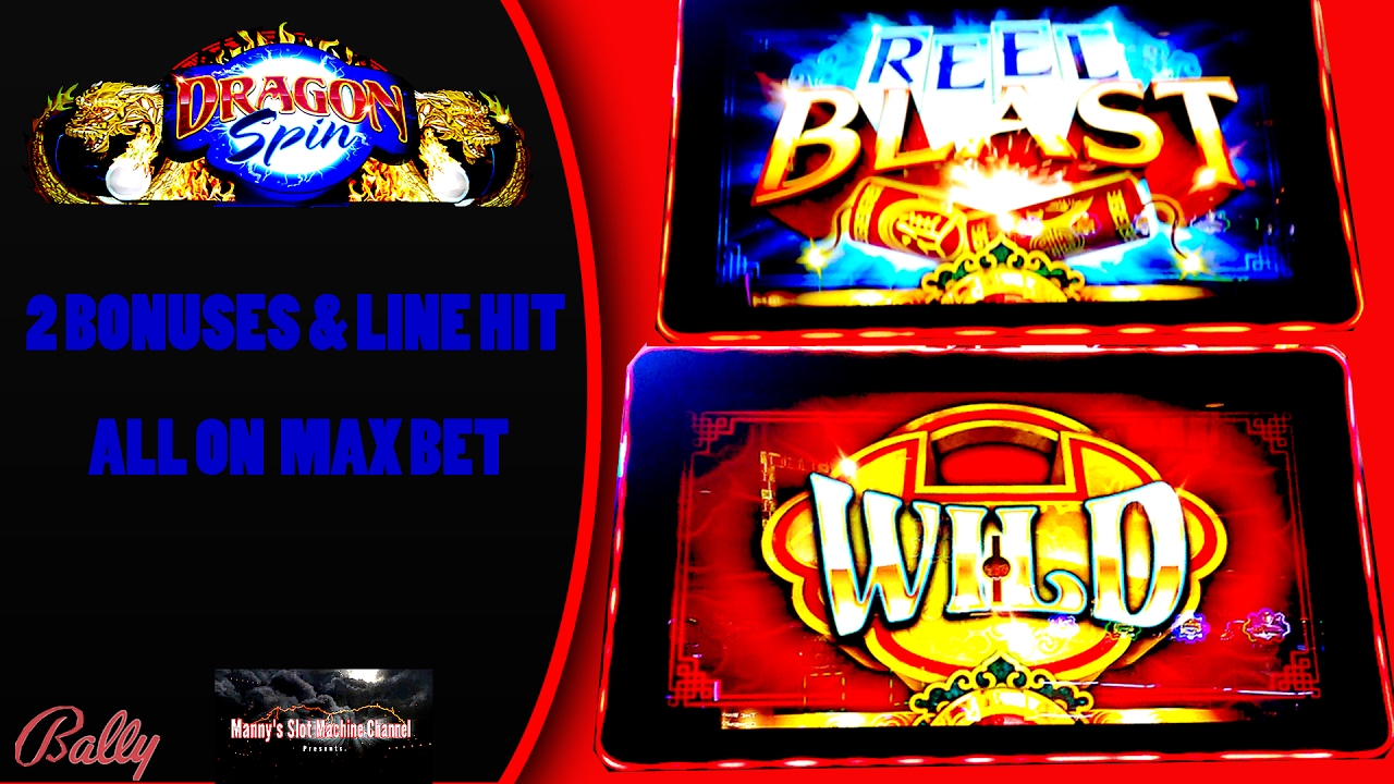 Bally - Dragon Spin : Line Hit and 2 Bonuses - YouTube