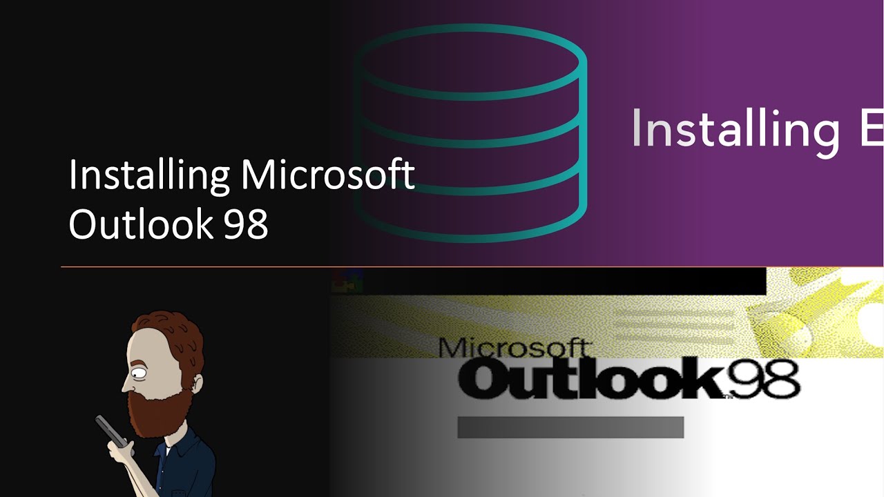 Installing Microsoft Outlook 98 - YouTube