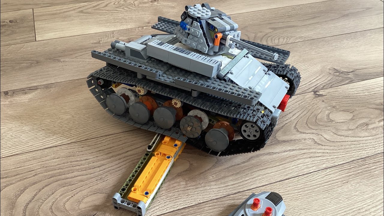 Lego RC tank T 70 Лего танк Т 70 - YouTube