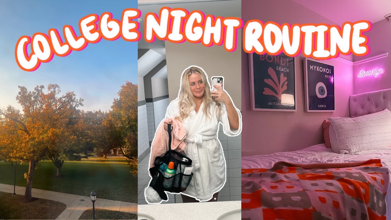*REAL* COLLEGE NIGHT ROUTINE 2022 (doing homework working out, & more ...