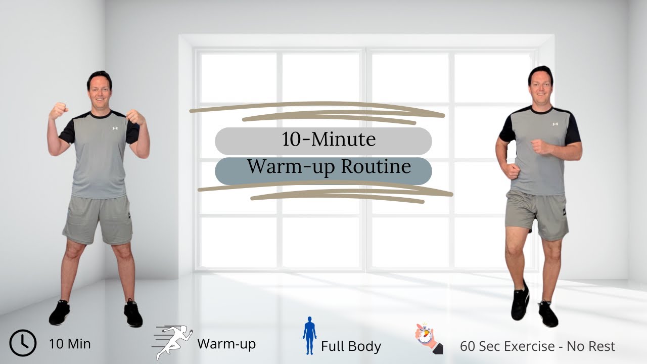 10 Min Total Body Prep Warm-Up Exercises Preparación de Cuerpo Completo ...
