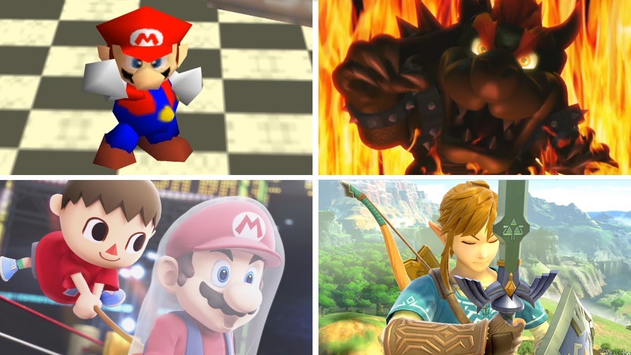 Evolution of - Super Smash Bros. Intros - YouTube