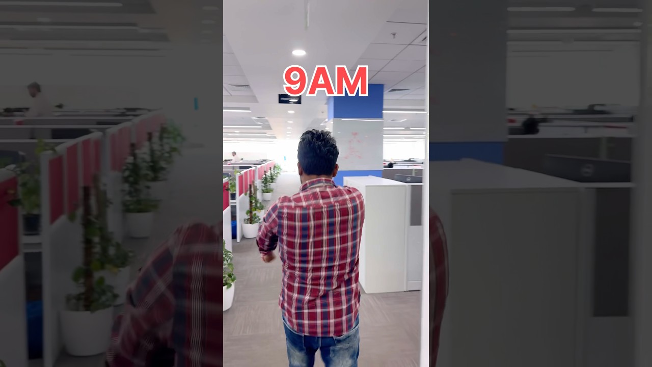 9AM vs 6PM || Office Hrs vs After Office Hrs #synaptics #badminton # ...
