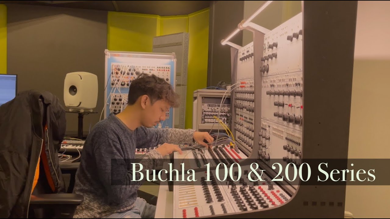 Buchla 200 & Buchla 100 with AKG BX20 spring reverb at EMS, Stockholm ...