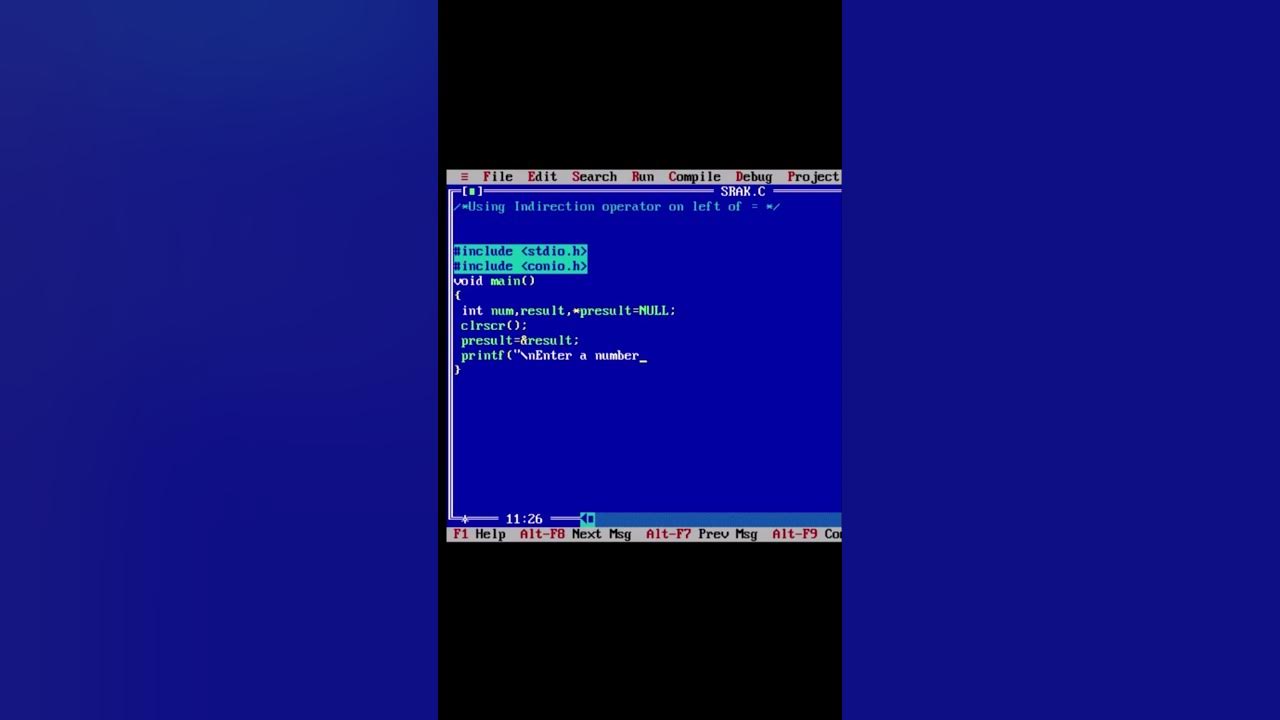 C Program Using Indirection Operator On Left Of Youtube