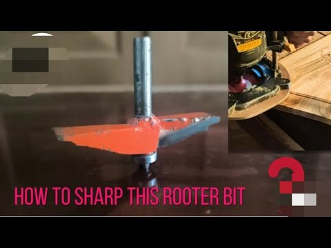 DIY EASY IDEA SHARPEN IN ROUTET BIT || How to sharpen router bit || # ...