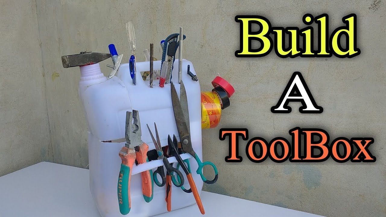 How To Make ToolBox || Homemade ToolBox with oil can - YouTube