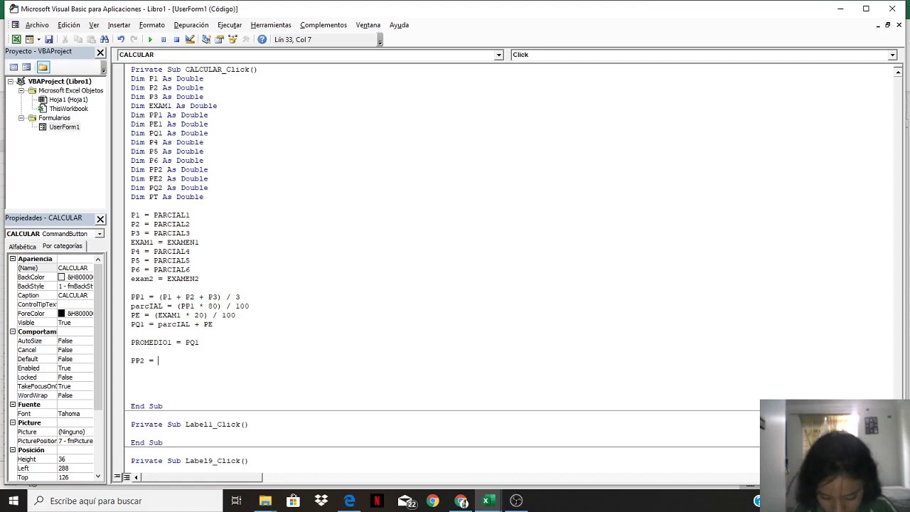 PROGRAMA PARA PROMEDIOS EN VISUAL BASIC - YouTube