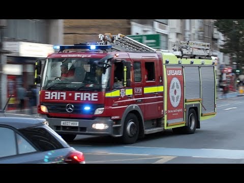 London Fire Brigade - Reserve Mk2 pump ladder F331 LFB Whitechapel ...