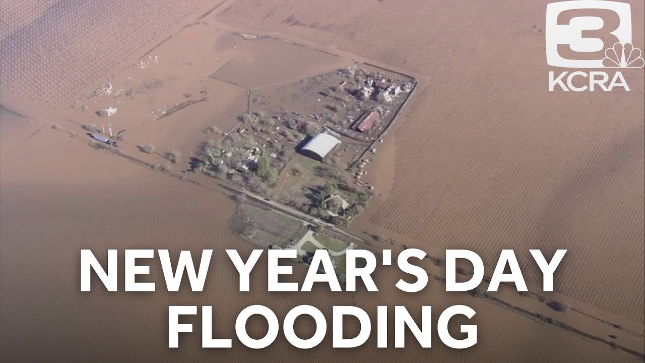Chief Meteorologist Mark Finan surveys floodwaters in Sacramento County ...