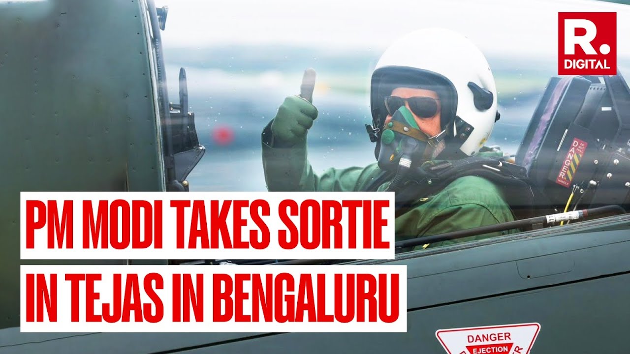 Prime Minister Narendra Modi Takes A Sortie On Tejas Fighter Jet In ...