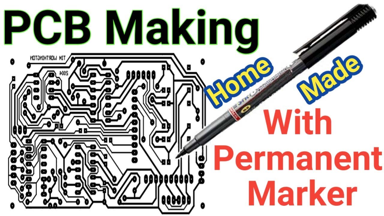 Homemade PCB | Making Professional PCB at Home | Printed Circuit Board ...