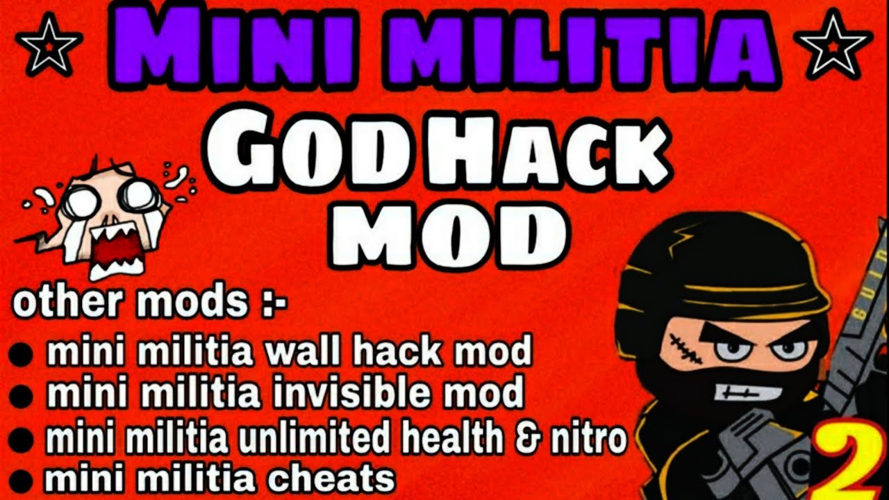How to download mini militia god mod |2020| easy method unlimited ...