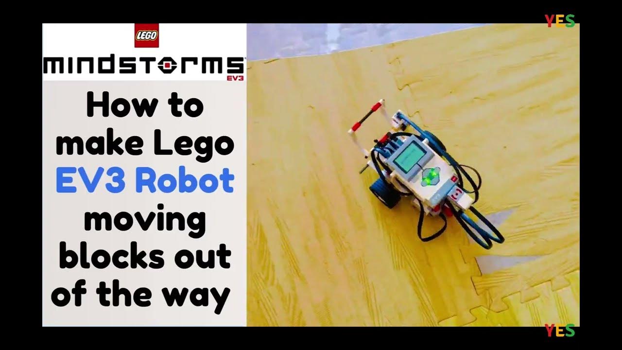 LEGO Mindstorms EV3 Robot Trainer Course - Moving blocks out of the way ...