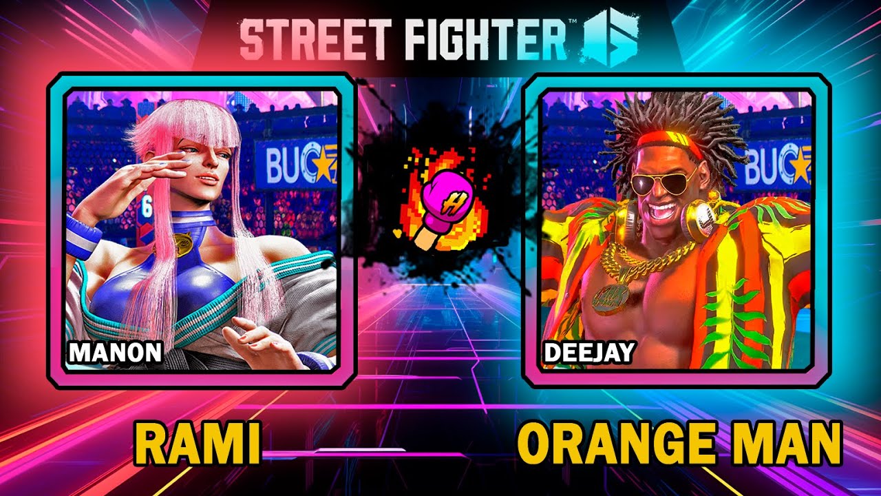 Street Fighter 6 🥊 Rami (MANON) VS Orange Man (DEE JAY) 🥊 スト6 🥊 SF6 🥊 ...
