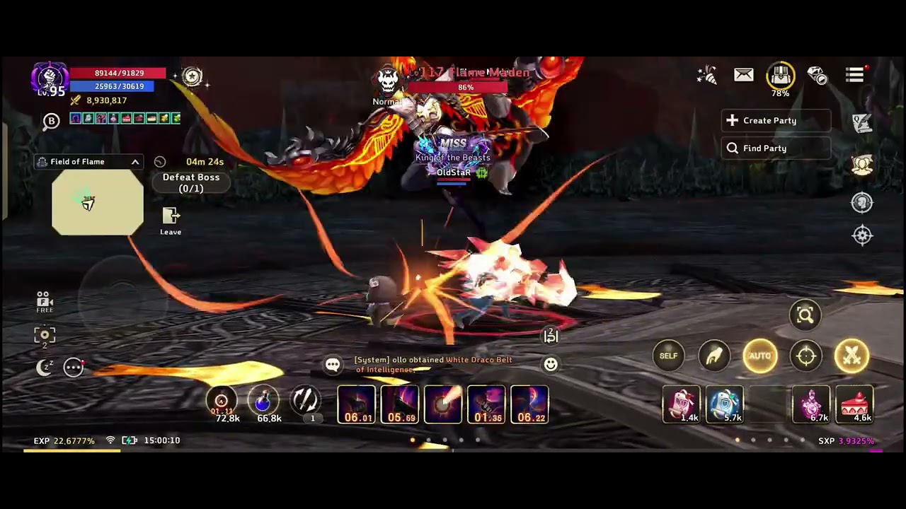 Priston Tale Mobile New Class Brawler(Fighter) PVE Boss Solo - YouTube