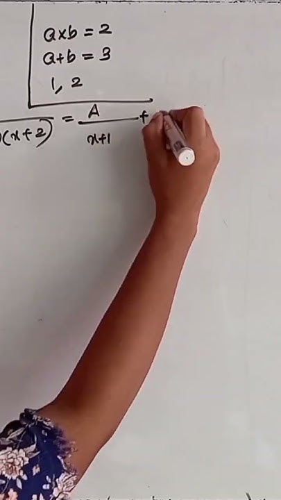 Indefinite integration of the rational function by the method of Partial fraction #calculus # ...
