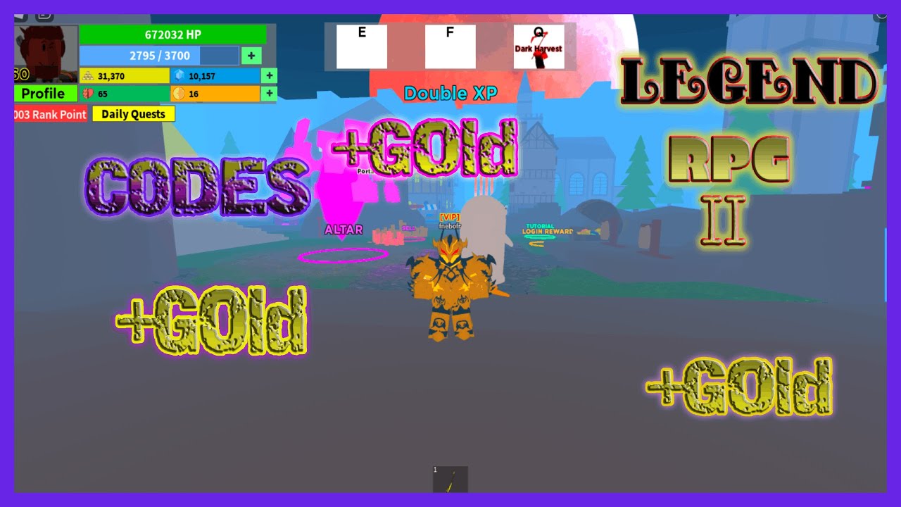Legend RPG 2 NEW CODES 2021 12 Hour Boost YouTube