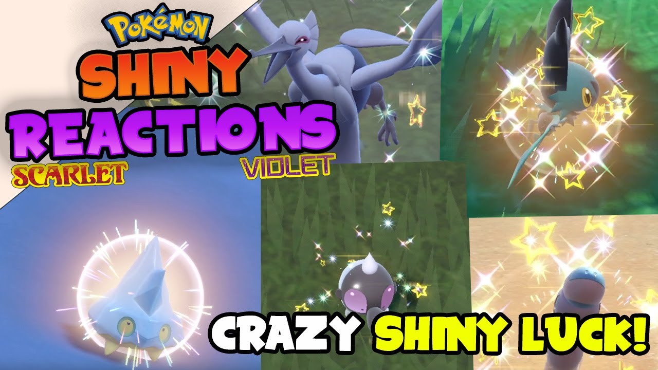 FIVE SHINY HYPE! Crazy First Shiny Hunting Week in Pokemon Scarlet ...